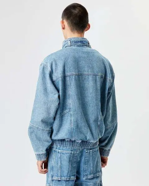 Isabel Marant Jakito Denim Jacket In Light Blue - 40% Off